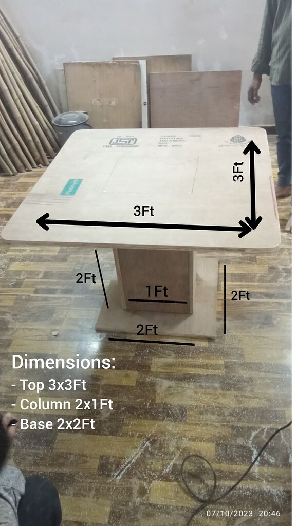 Making of simple wooden tables - LivingAcademy - ChatShaala